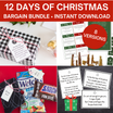 12 Days of Christmas Bargain Bundle ($60 Value-10 Versions) – So Festive!