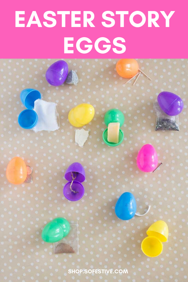 Resurrection Eggs- Easter Story Egg Hunt (Scripture Verses & Object Li ...